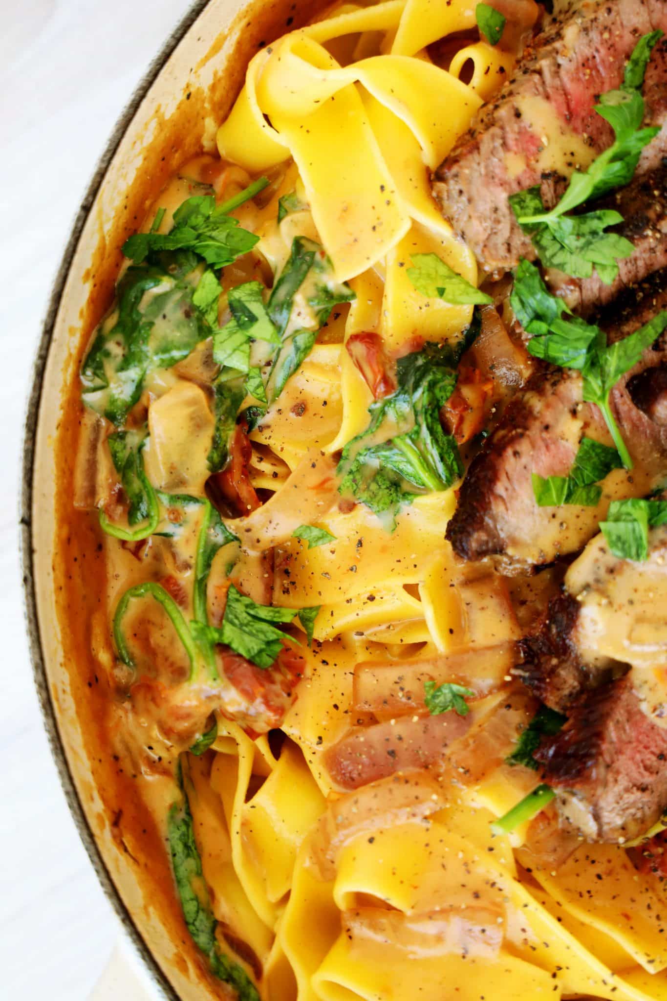 Steak Pasta Recipe - The Anthony Kitchen