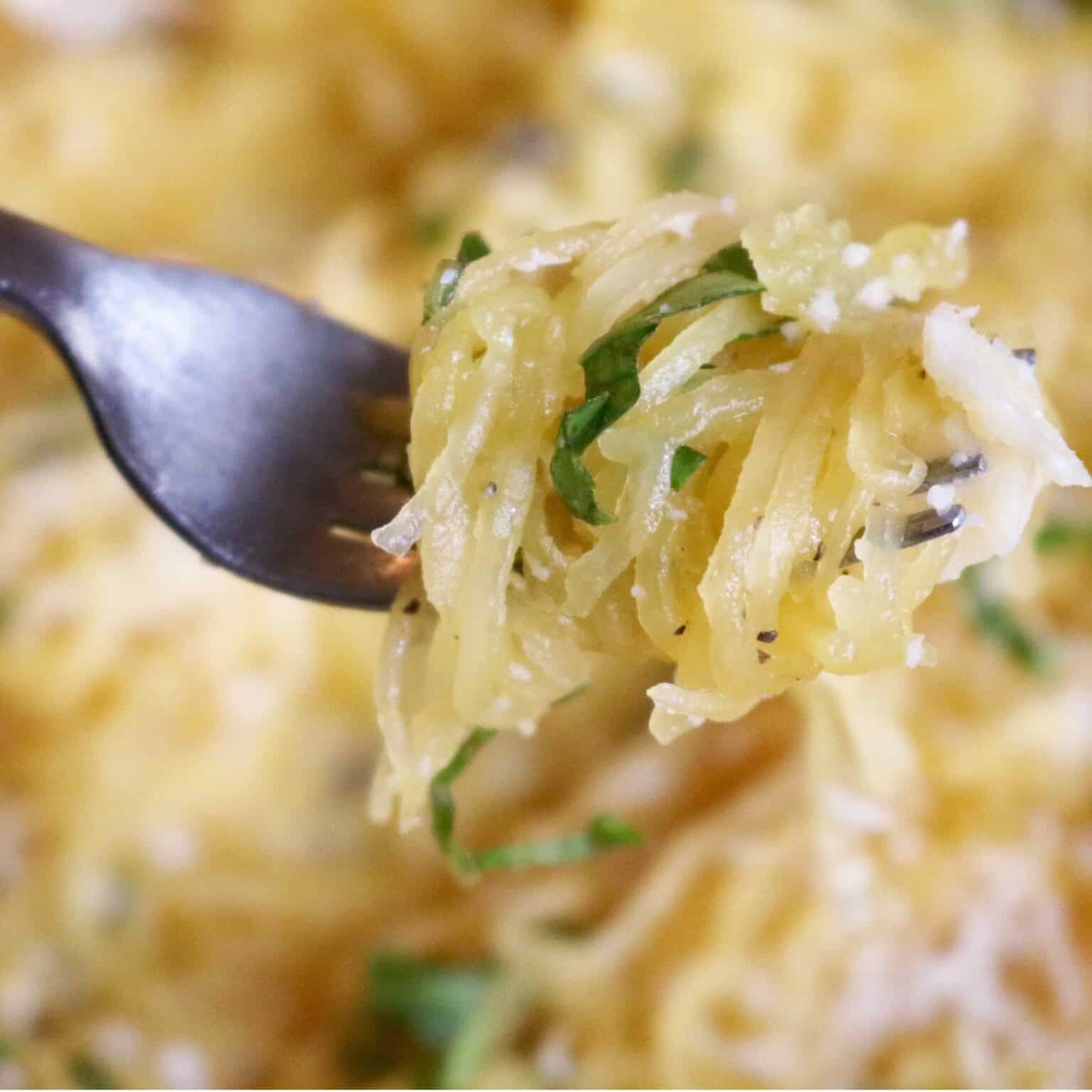 Parmesan Spaghetti Squash - The Anthony Kitchen