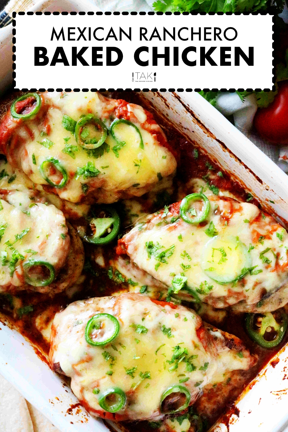 Baked Chicken with Ranchero Sauce | The Anthony Kitchen