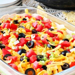 Mexican Layer Dip - The Anthony Kitchen