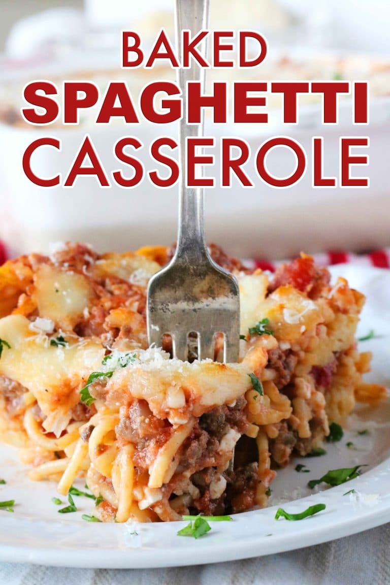 Baked Spaghetti Casserole - The Anthony Kitchen