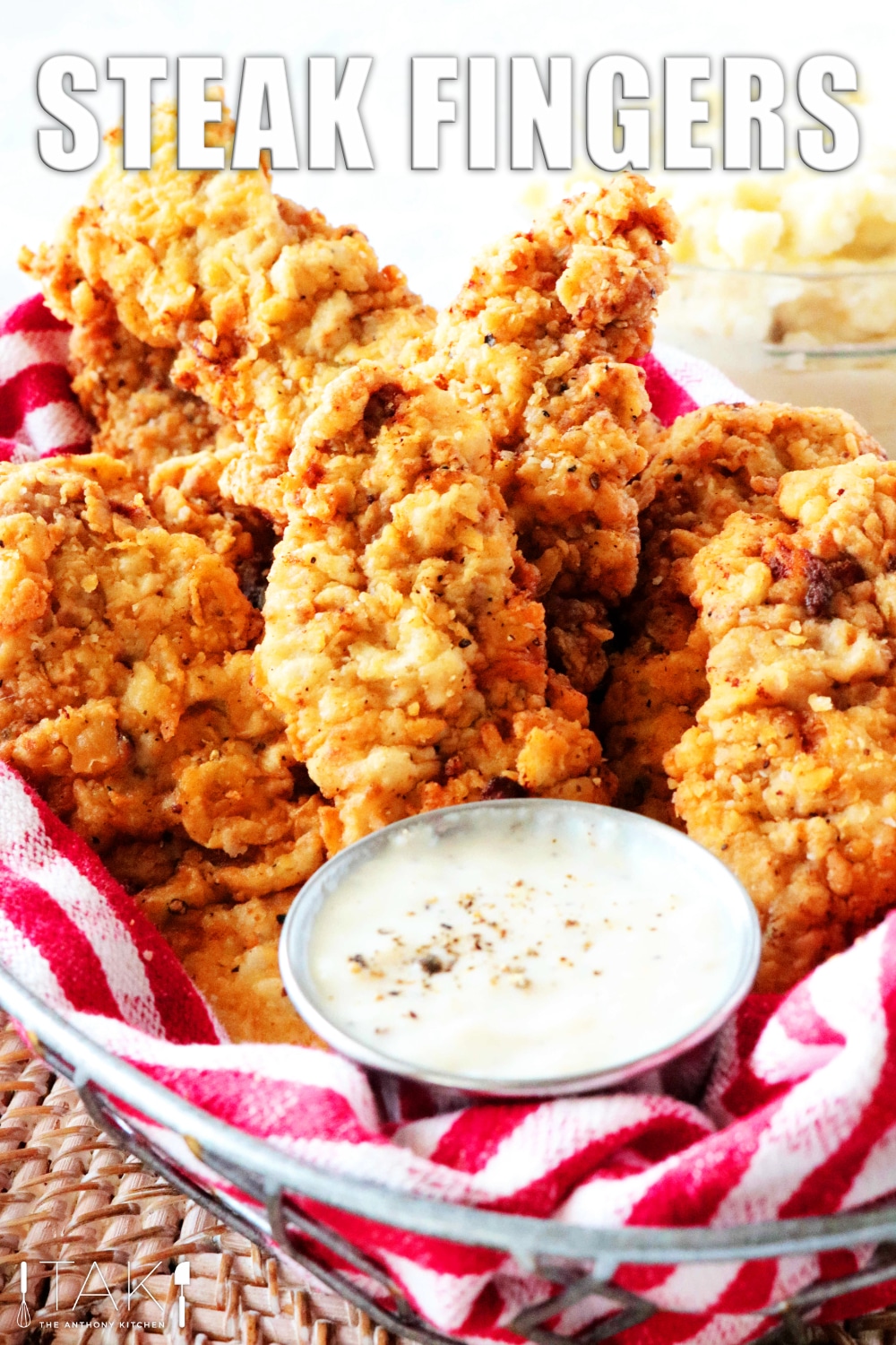Steak Fingers with Country Gravy - The Anthony Kitchen