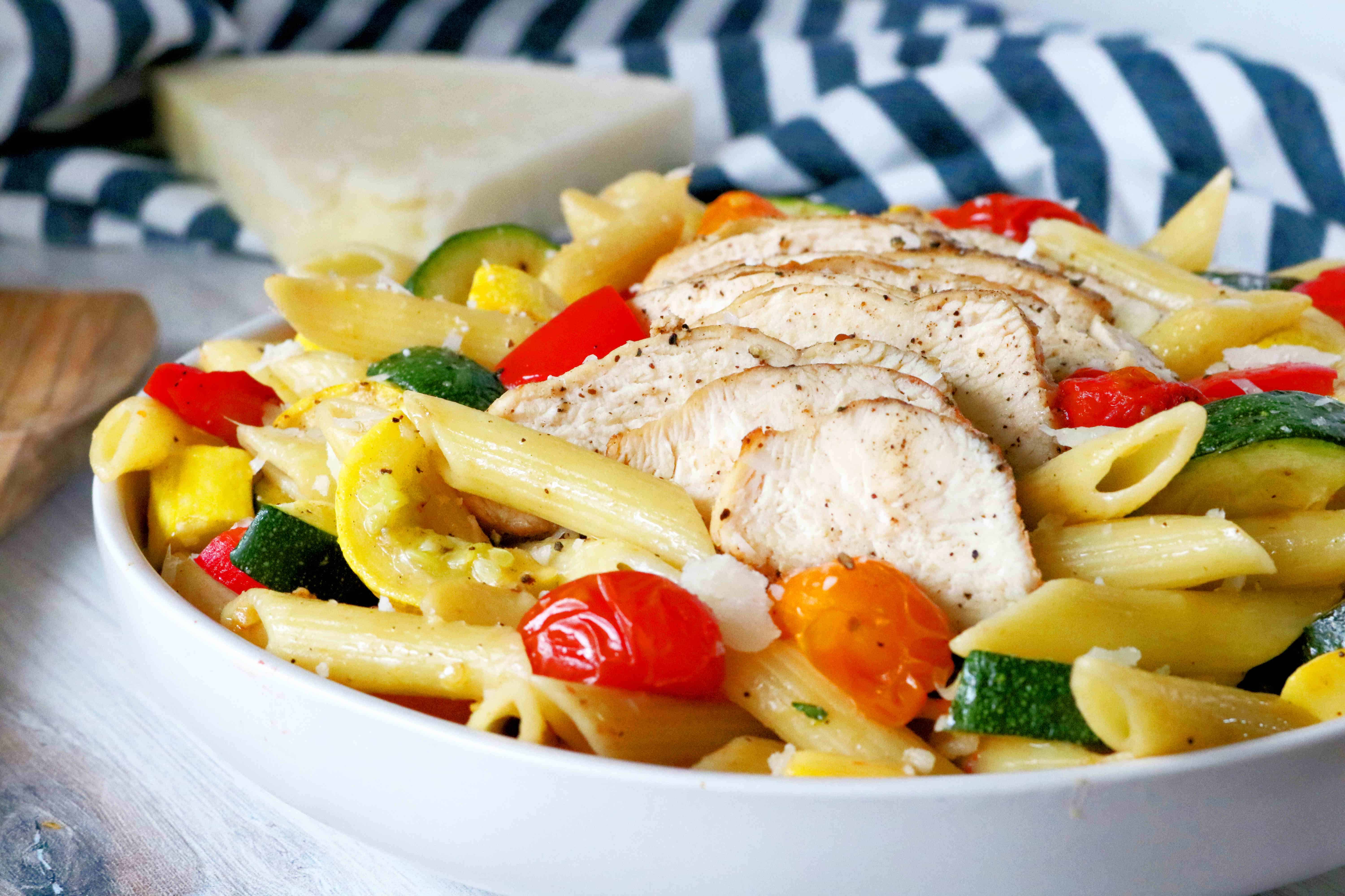 Chicken Primavera Pasta Recipe - The Anthony Kitchen