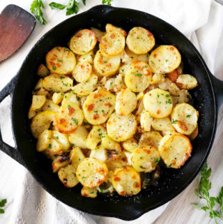 Easy Lyonnaise Potatoes Recipe - The Anthony Kitchen