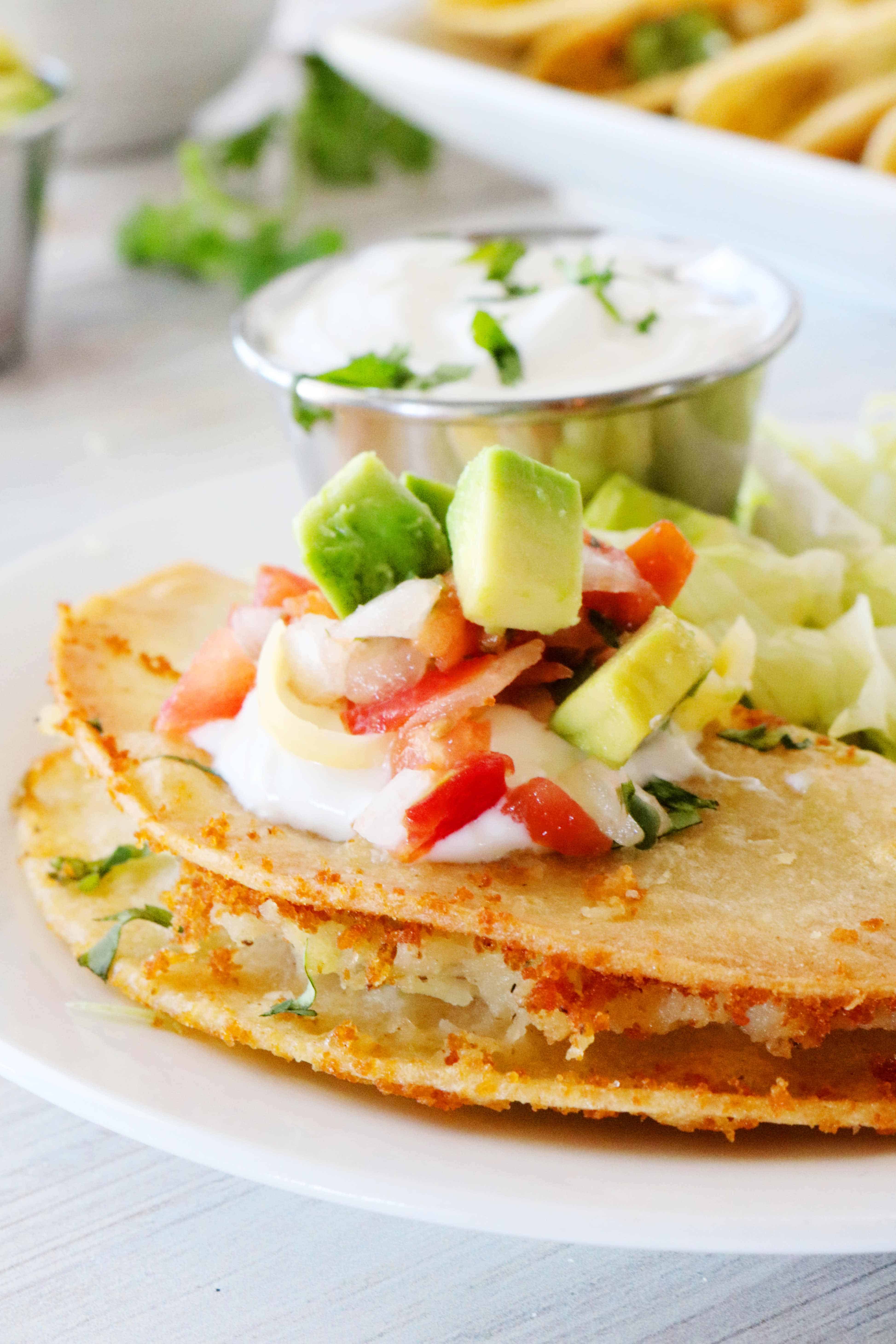 Crispy Potato Tacos (Tacos de Papa) - The Anthony Kitchen