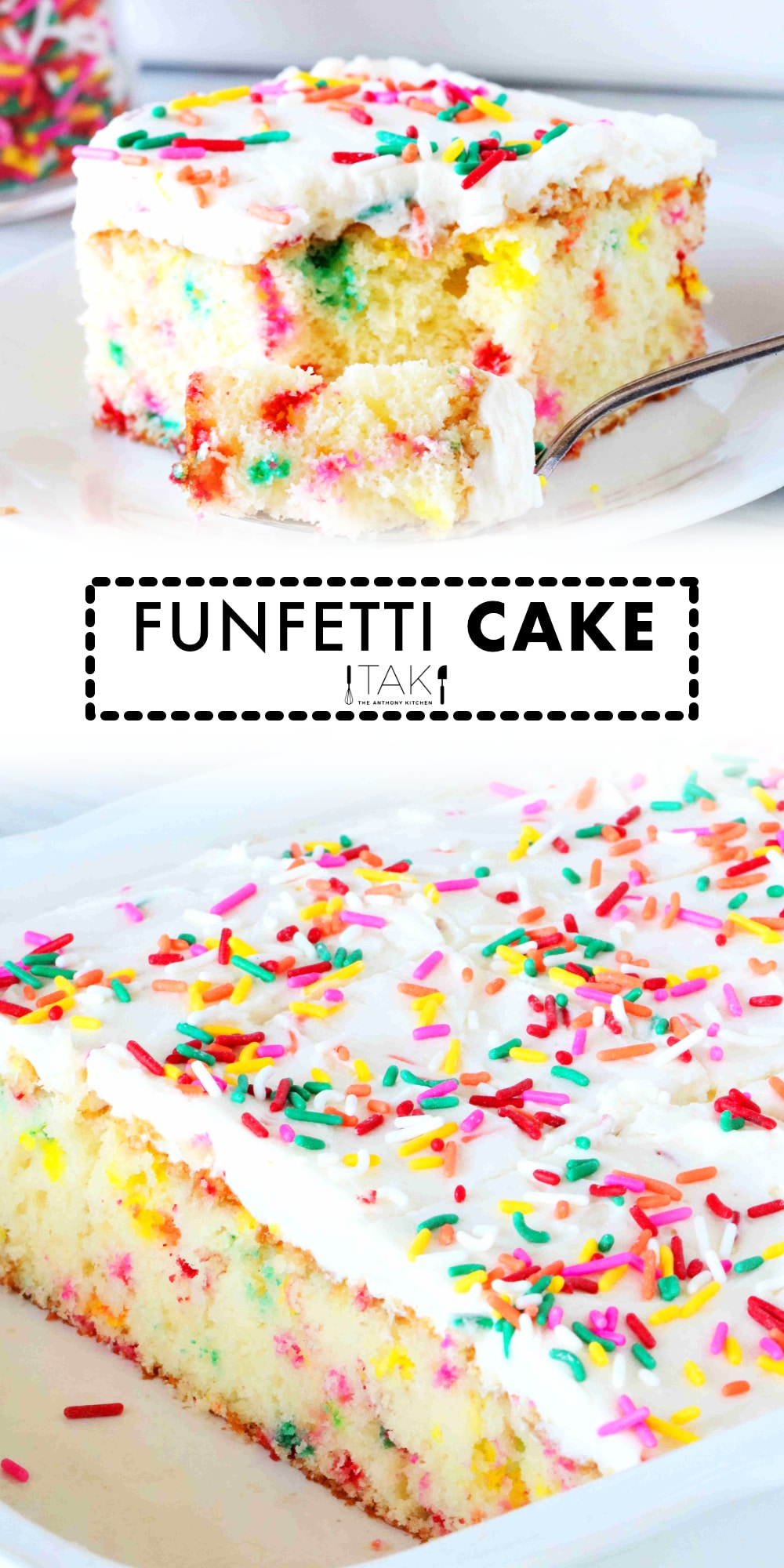 Homemade Funfetti Cake Recipe - The Anthony Kitchen