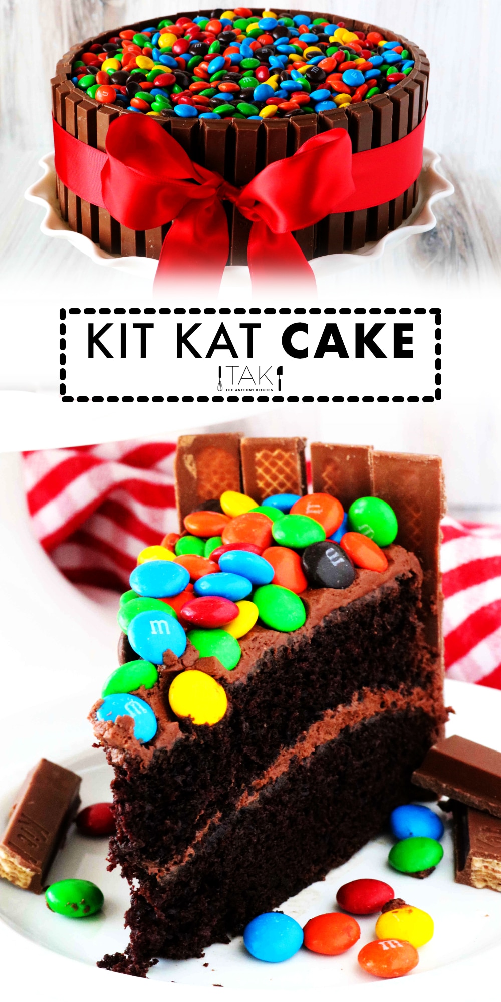 KitKat Cake | Easy "How-To" Tutorial - The Anthony Kitchen