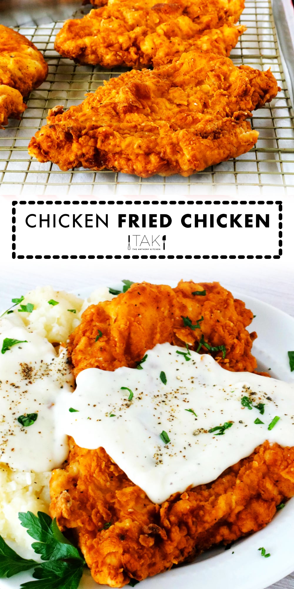 Best Chicken Fried Chicken Recipe - The Anthony Kitchen