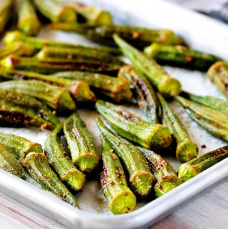 Oven Roasted Okra Recipe - The Anthony Kitchen