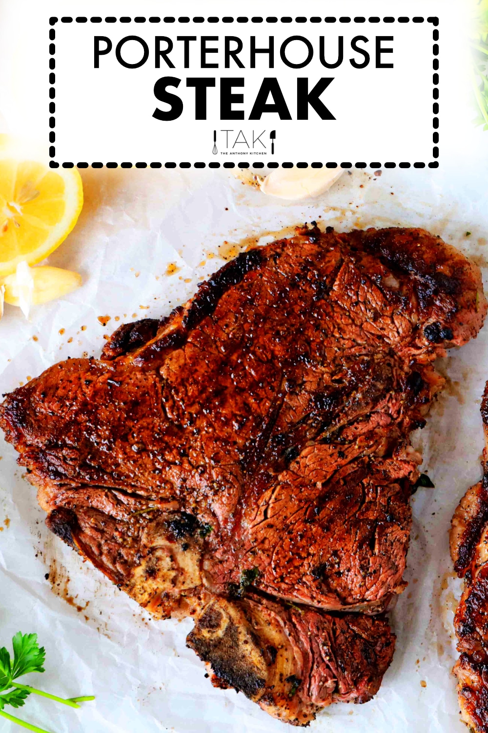 Grilled Porterhouse Steak (and Marinade)
