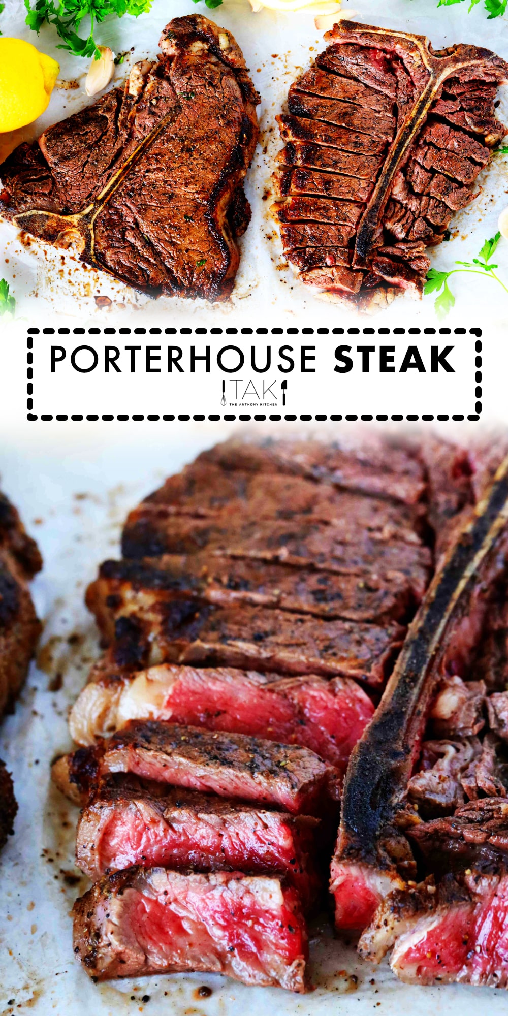 Grilled Porterhouse Steak (and Marinade)
