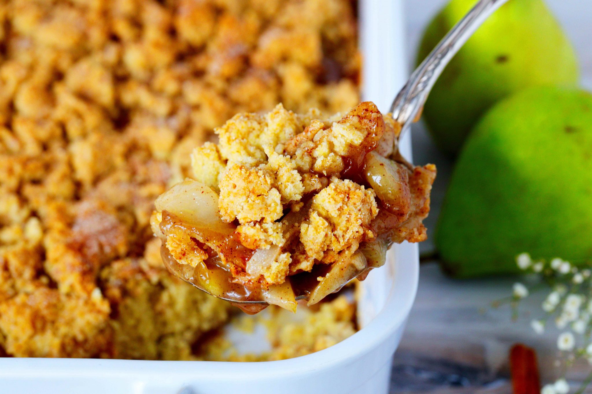 Easy Pear Cobbler Recipe (Made With Fresh Pears) - The Anthony Kitchen