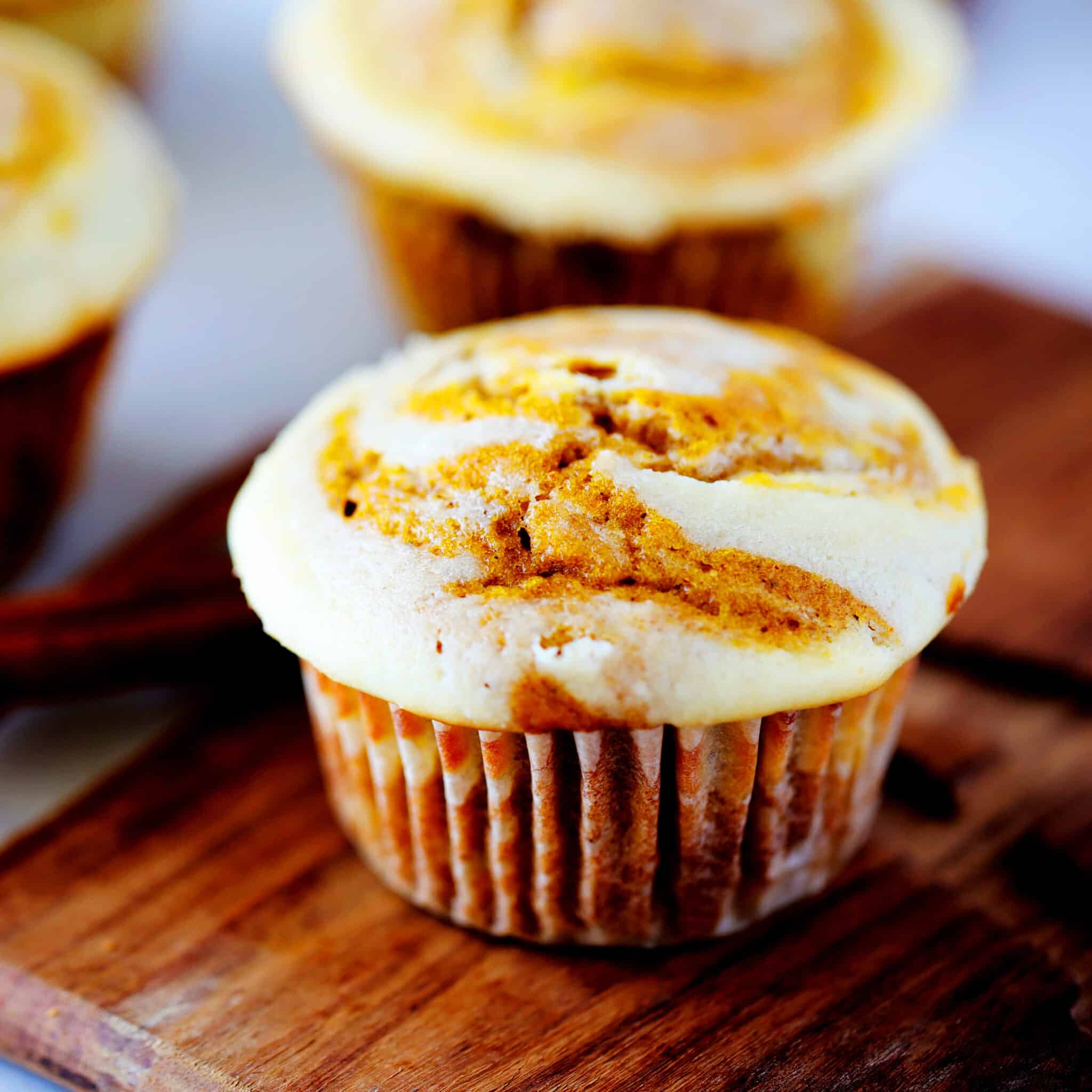 Pumpkin Cream Cheese Muffins - The Anthony Kitchen