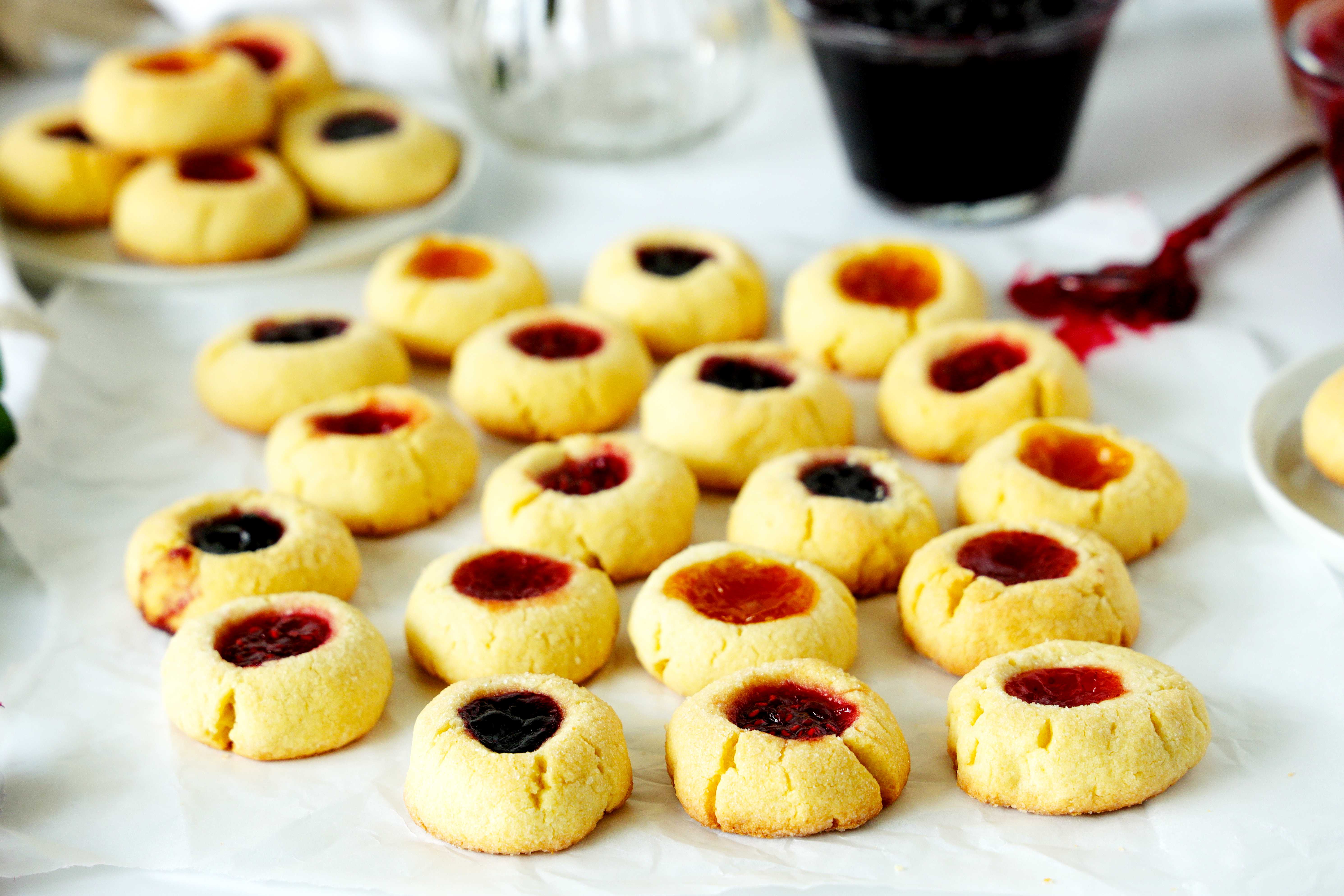 Jam Thumbprint Cookies Recipe - The Anthony Kitchen