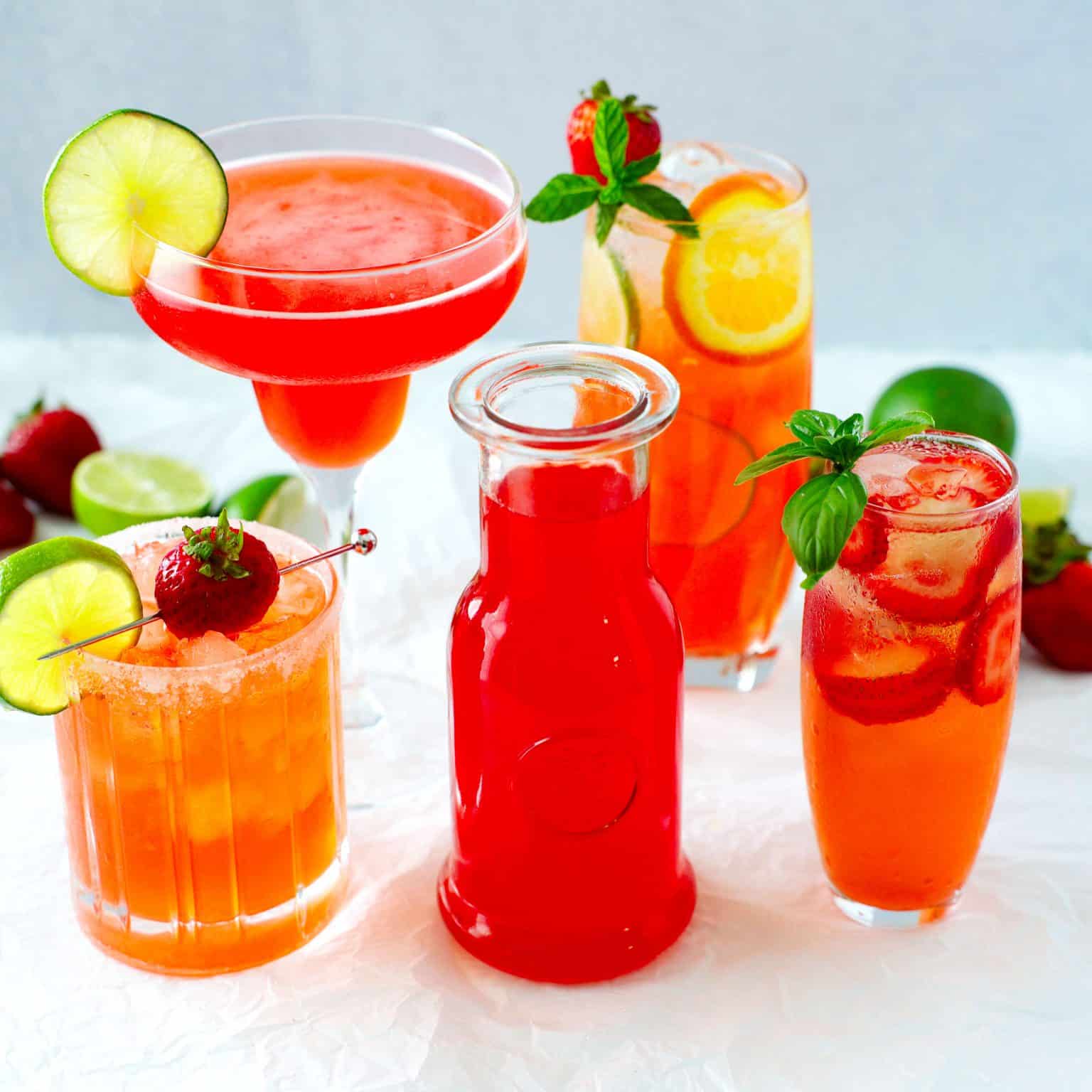 Strawberry Simple Syrup (For Cocktails) - The Anthony Kitchen