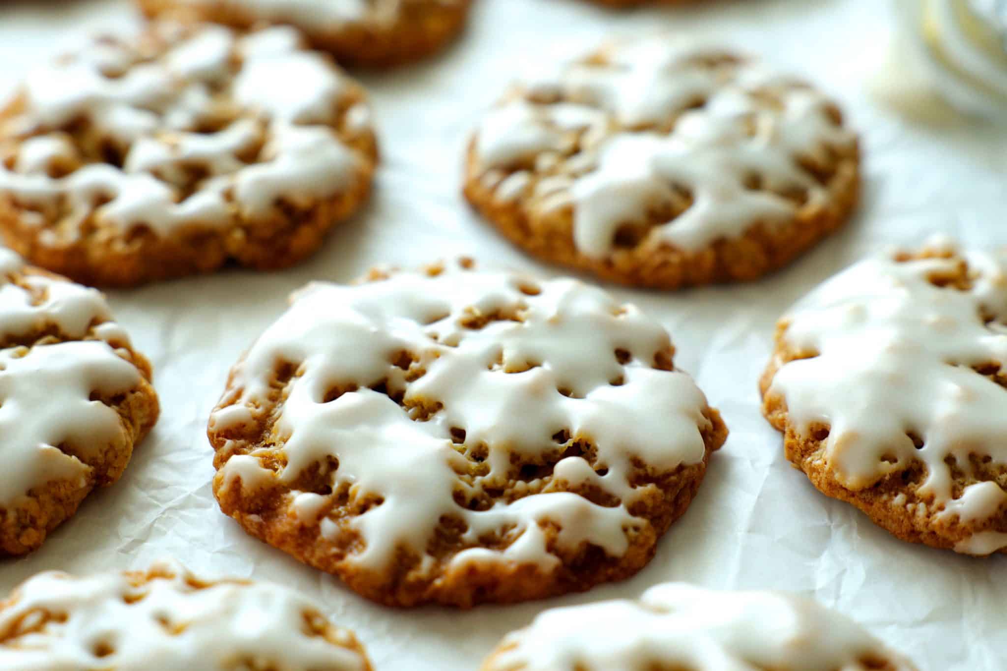 Easy Iced Oatmeal Cookies Recipe - The Anthony Kitchen