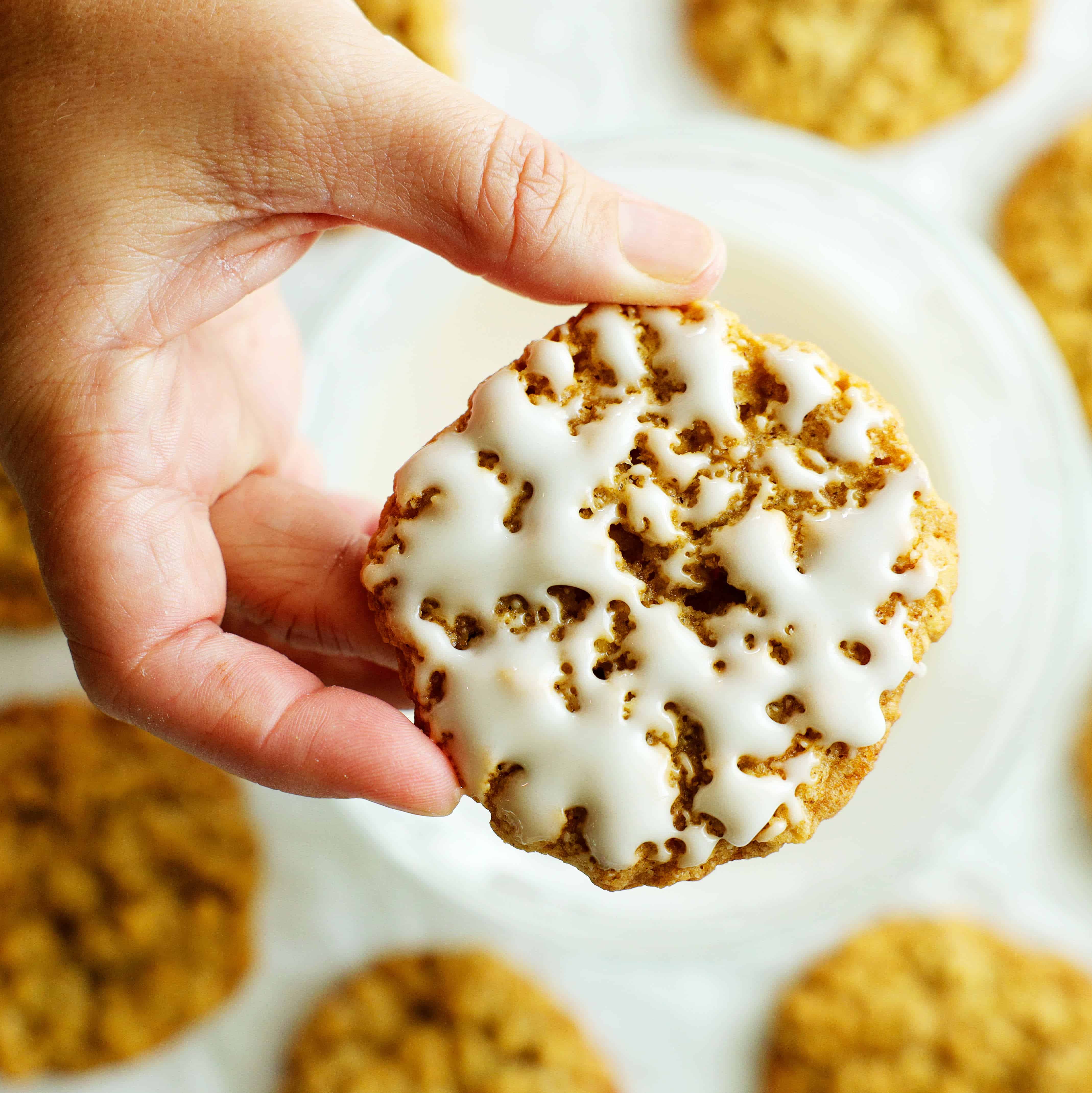 Easy Iced Oatmeal Cookies Recipe - The Anthony Kitchen