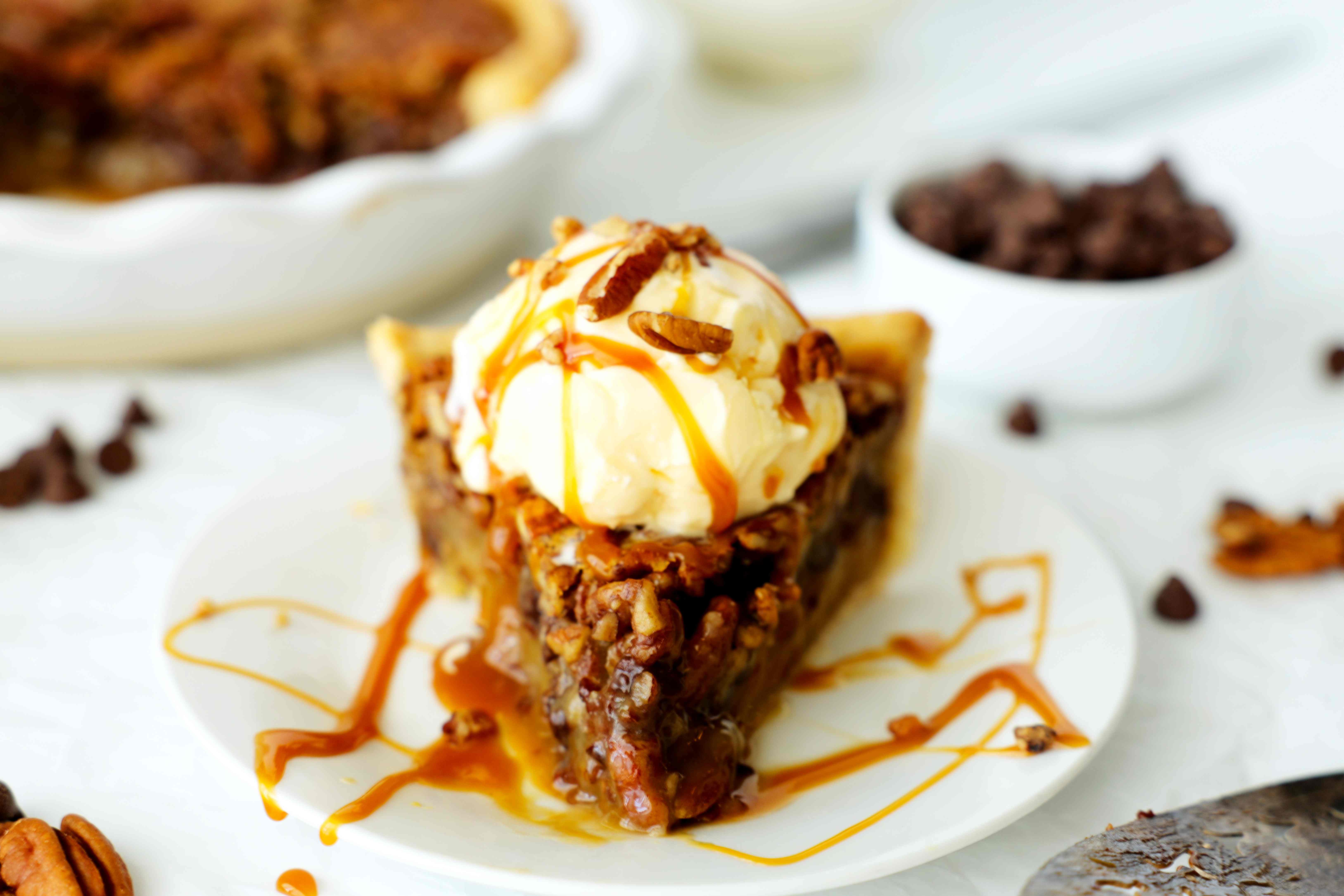 Kentucky Derby Chocolate Bourbon Pecan Pie - The Anthony Kitchen