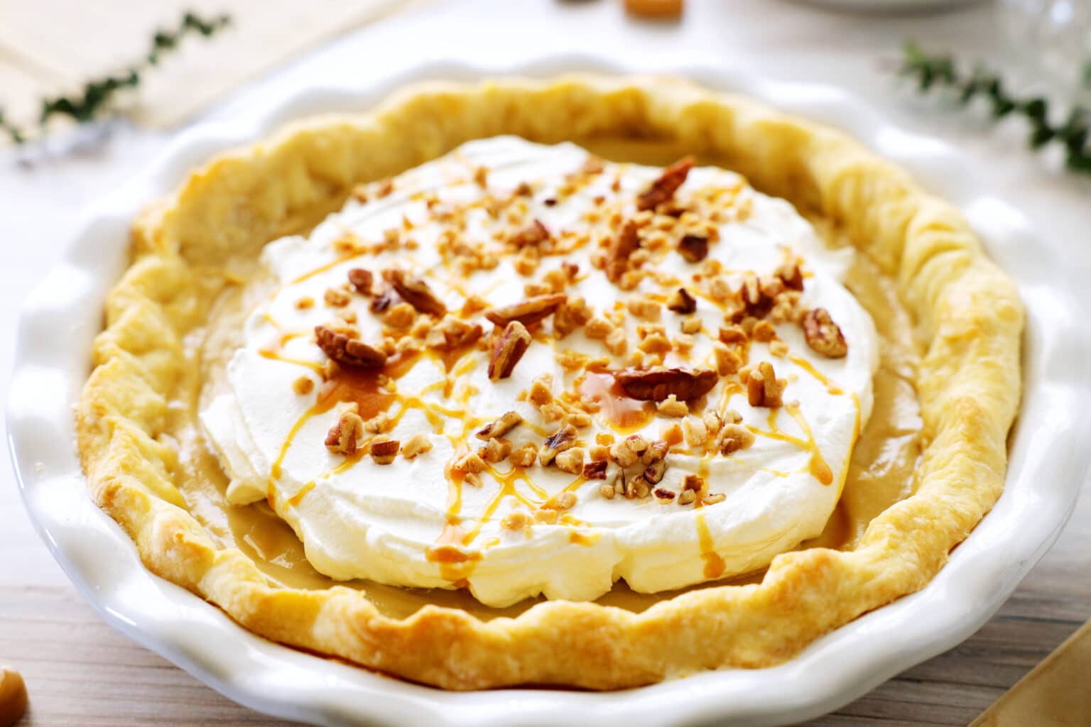 Butterscotch Pie (Foolproof Pudding Perfection) - The Anthony Kitchen