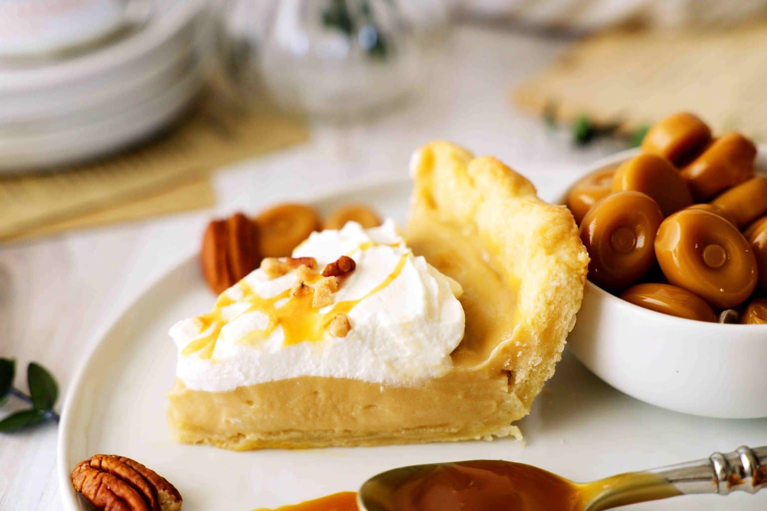 Butterscotch Pie (Foolproof Pudding Perfection) - The Anthony Kitchen