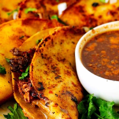 Beef Birria Tacos (Quesabirria) - The Anthony Kitchen