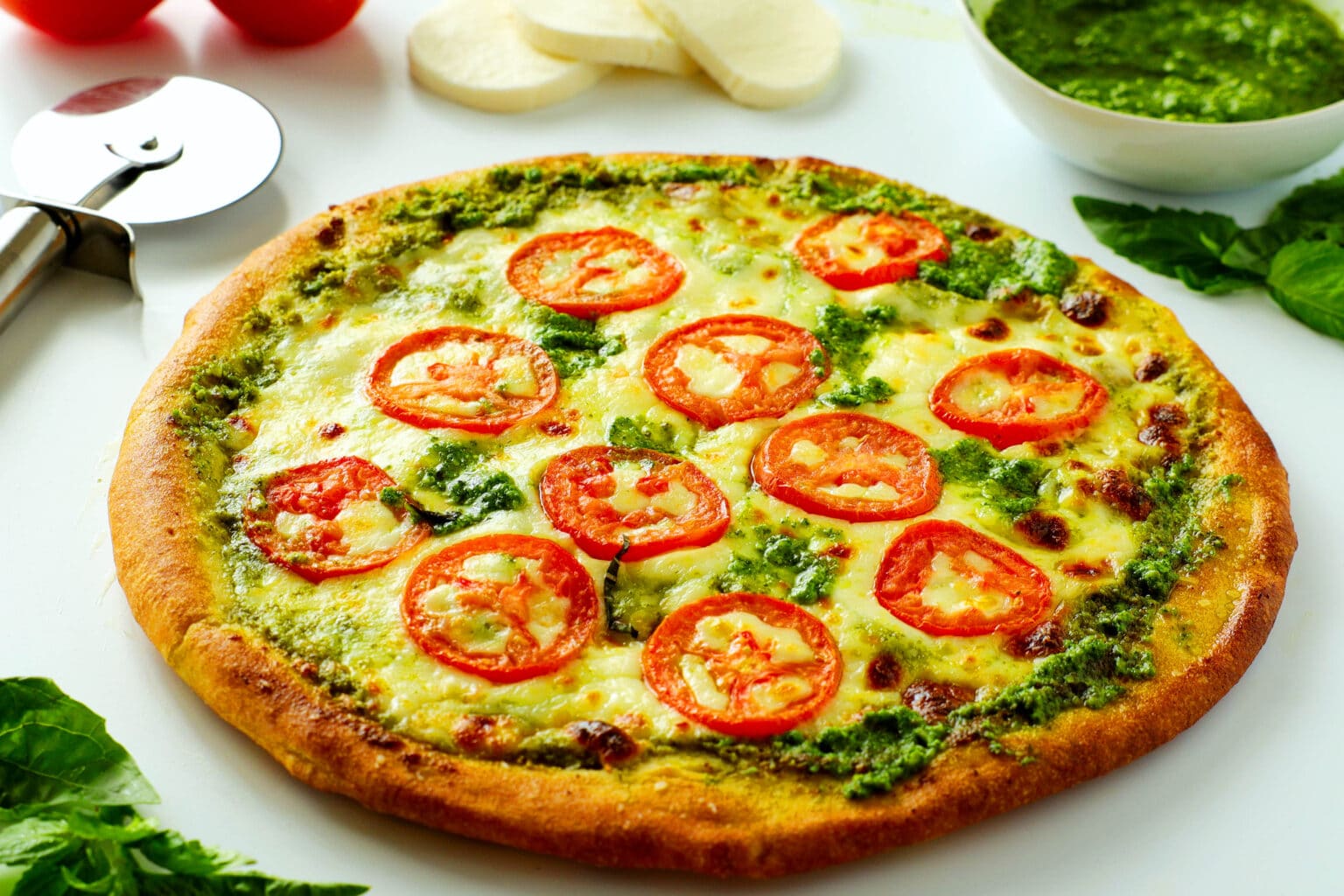 Best Ever Easy Pesto Pizza - The Anthony Kitchen