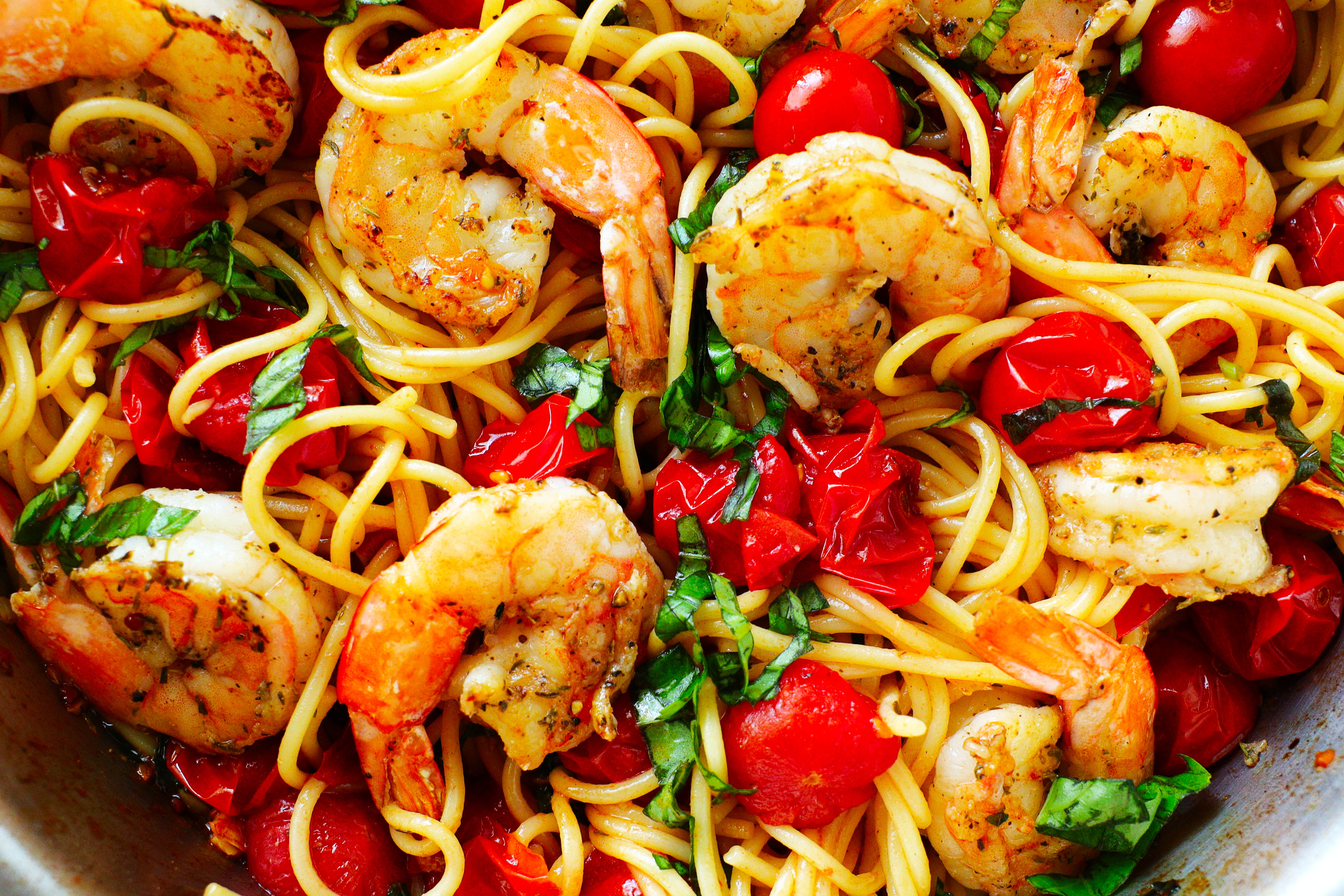 Simple Yet Gourmet Shrimp Spaghetti - The Anthony Kitchen