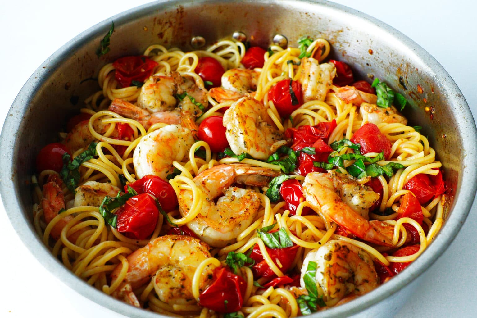 Simple Yet Gourmet Shrimp Spaghetti - The Anthony Kitchen