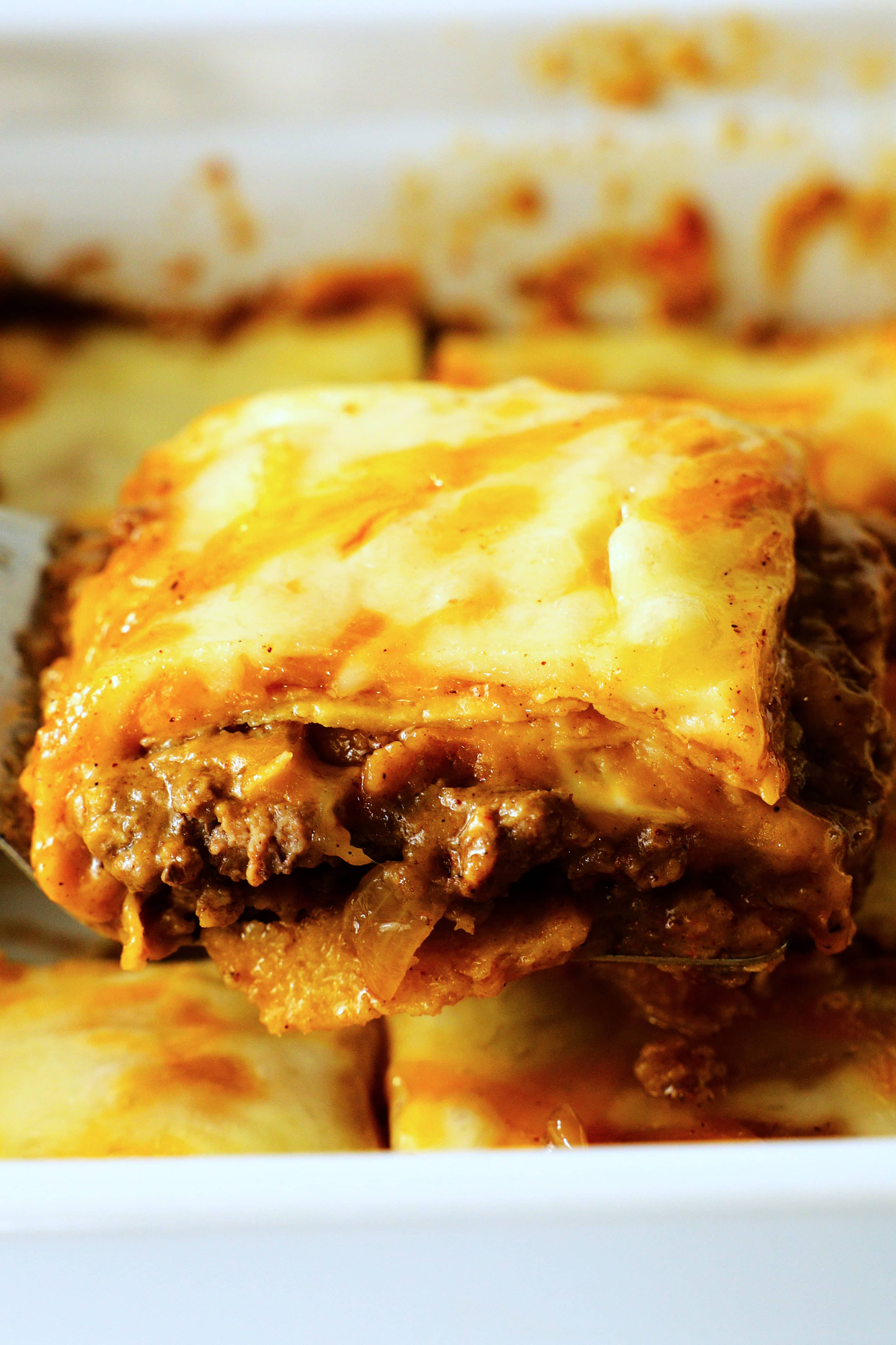 Beef Enchilada Casserole - Quick Recipe! - The Anthony Kitchen