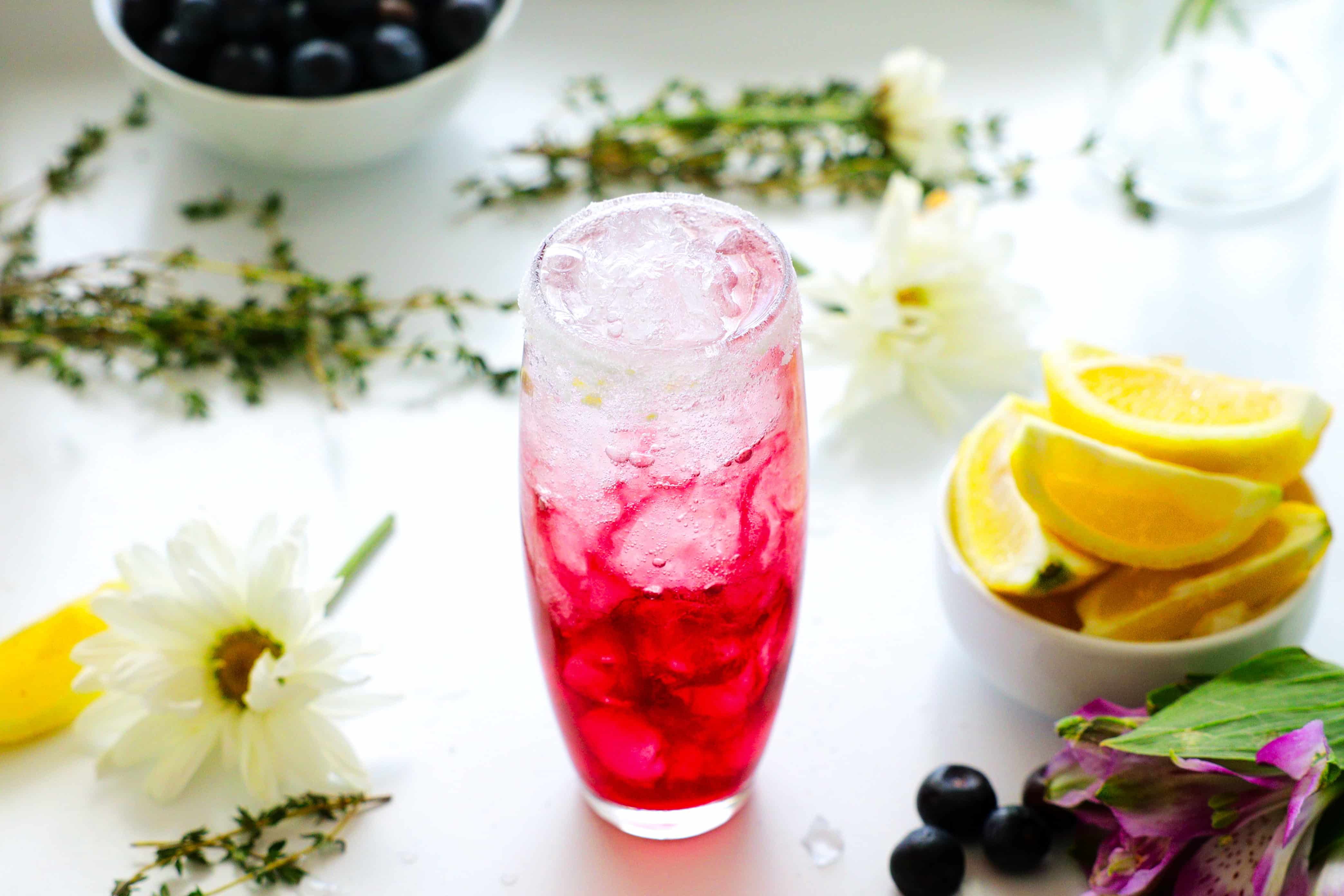 Blueberry Cocktail (Easy To Make Ahead!) - The Anthony Kitchen