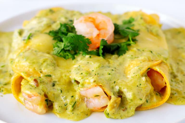 Restaurant Style Shrimp Enchiladas Recipe - The Anthony Kitchen