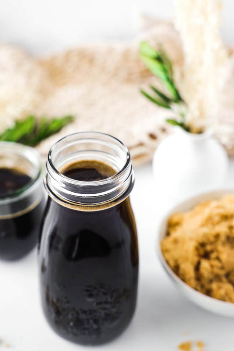 Brown Sugar Simple Syrup Recipe (2 Ingredients, 5 Minutes)