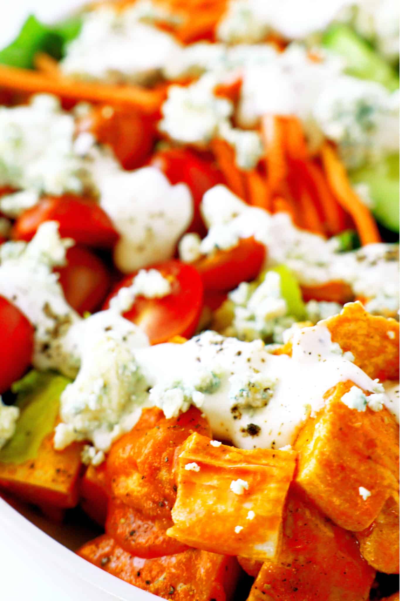 Easy Buffalo Chicken Salad Recipe - The Anthony Kitchen