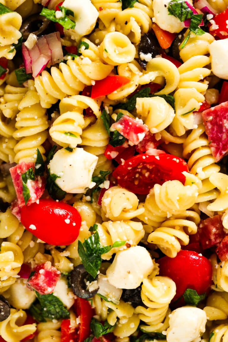 Italian Pasta Salad | Best Summer Side! - The Anthony Kitchen