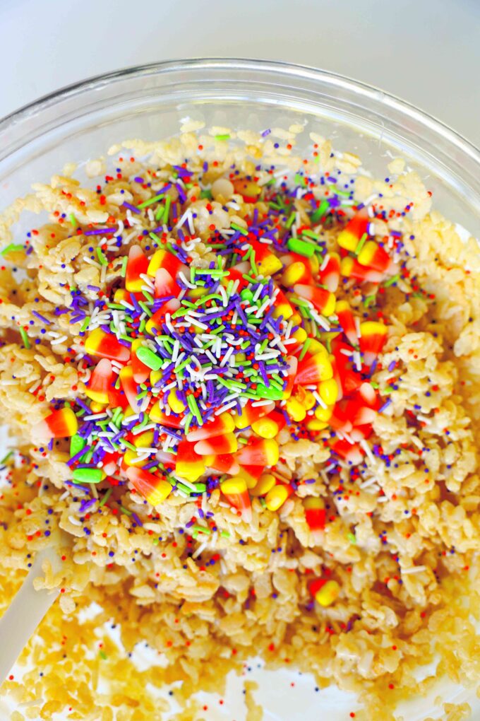 Halloween Rice Krispie Treats | Easy, Festive, Fun! - The Anthony Kitchen