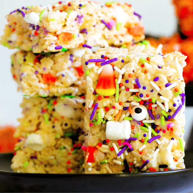 Halloween Rice Krispie Treats | Easy, Festive, Fun! - The Anthony Kitchen
