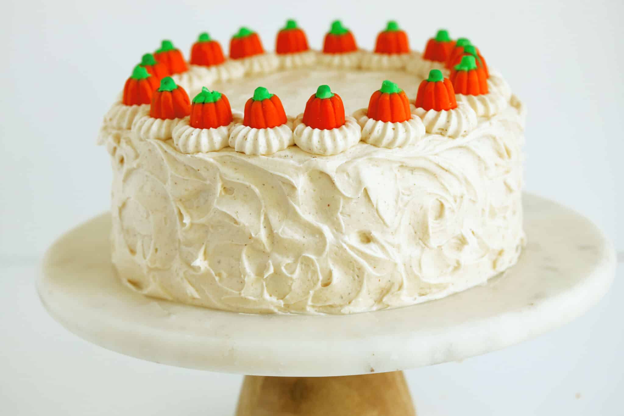 Pumpkin Cake with Cream Cheese Frosting - The Anthony Kitchen