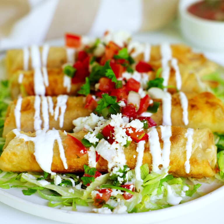 Flautas de Pollo (Chicken Flautas Recipe) - The Anthony Kitchen