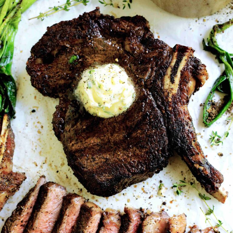 Cowboy Steak Recipe (Bone-In Ribeye)
