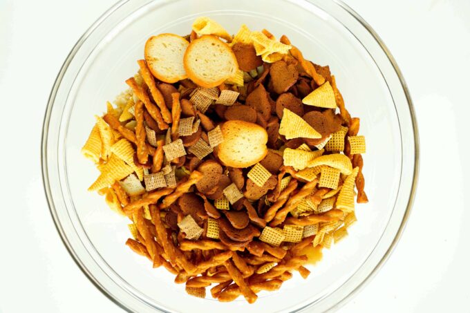 Texas Trash Recipe | Spicy Chex Mix