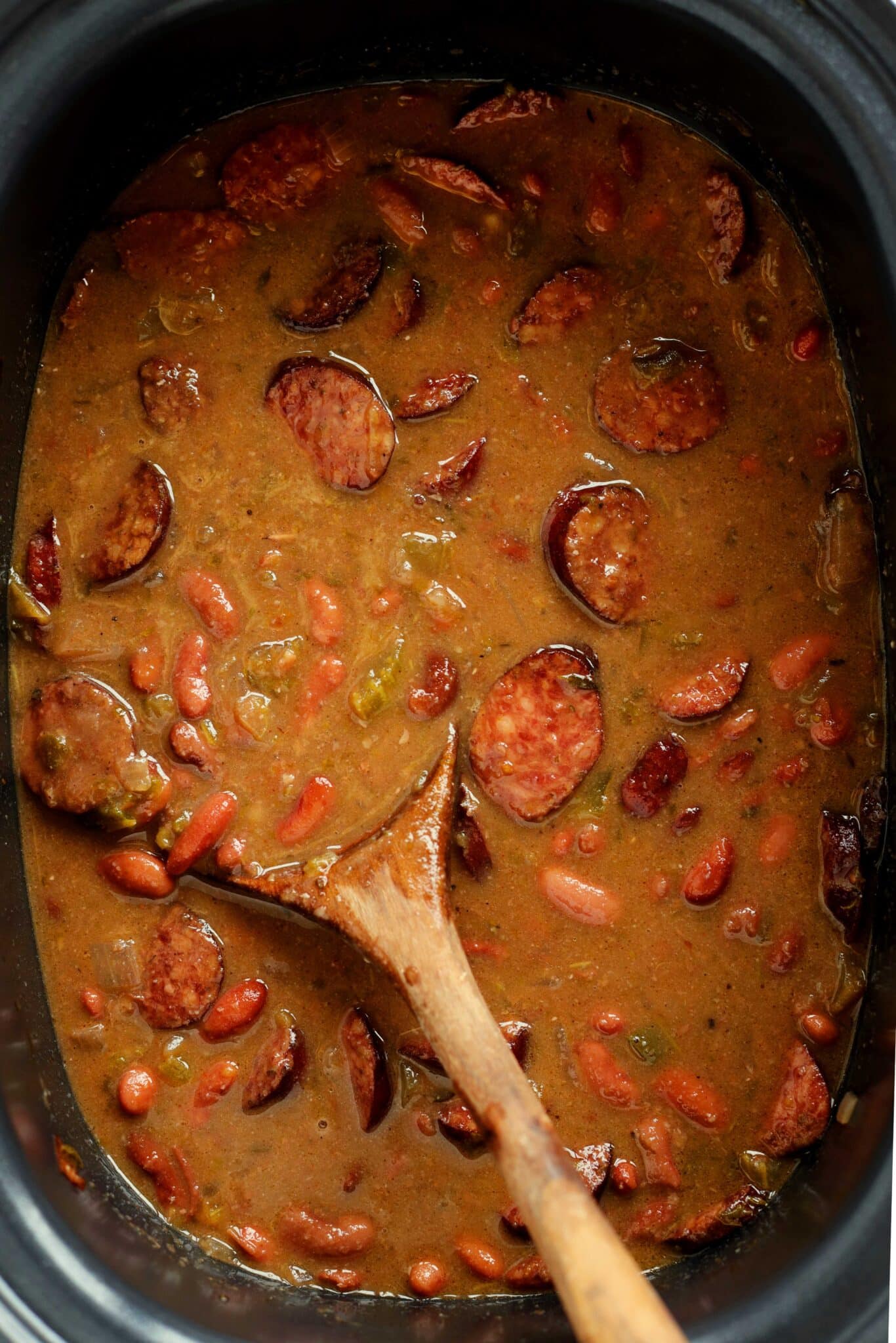 Slow Cooker Red Beans and Rice (10 Minutes of Prep Time!)