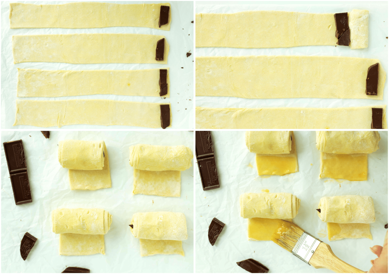 Easy Chocolate Croissants with Puff Pastry (A No-Fuss Recipe)