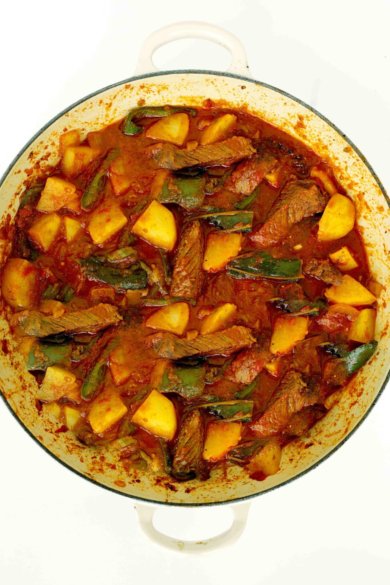 Bistec Ranchero (Authentic Mexican Beef + Potatoes Recipe)